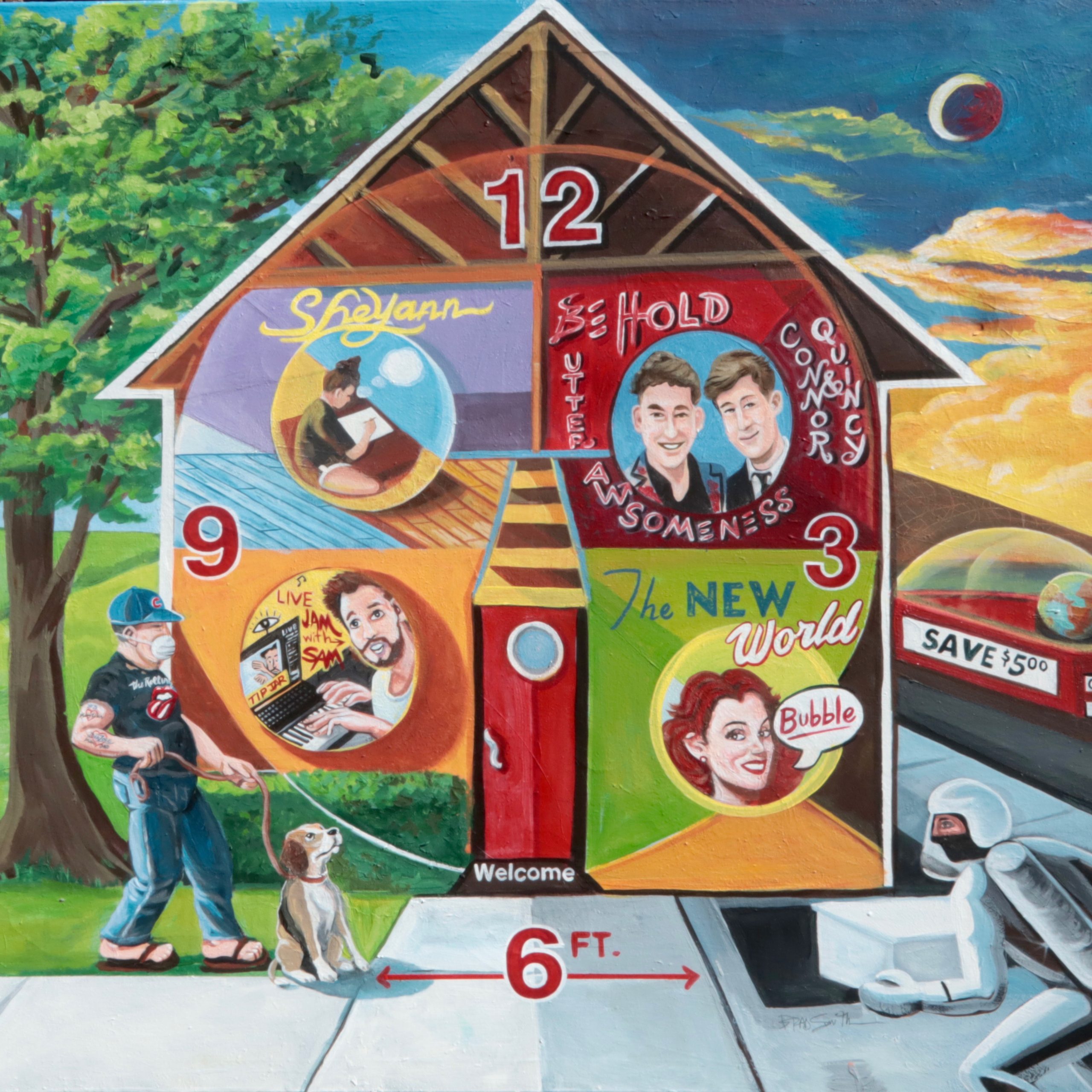 The New World Bubble Signed & Numbered - Brad Smith Art